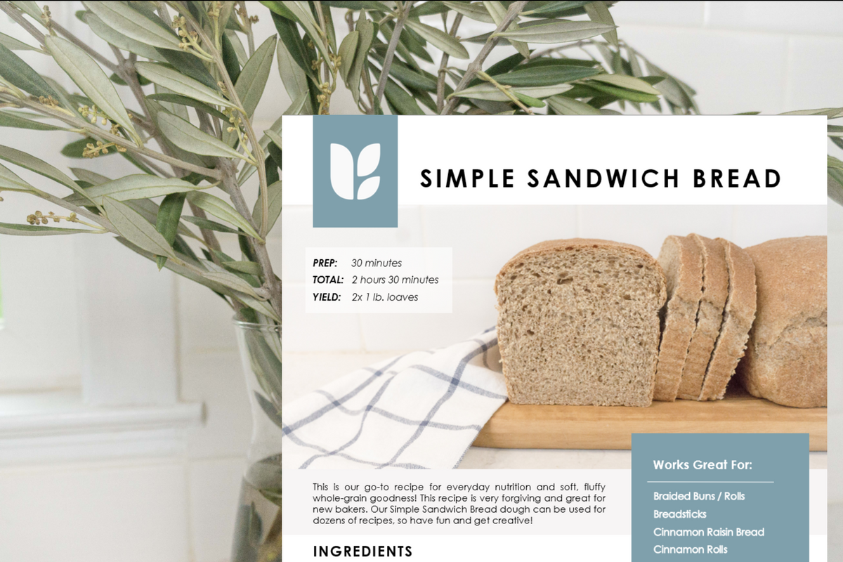 Unsifted Freshly Milled Flour Individual Recipe Cards – Unsifted, Inc.