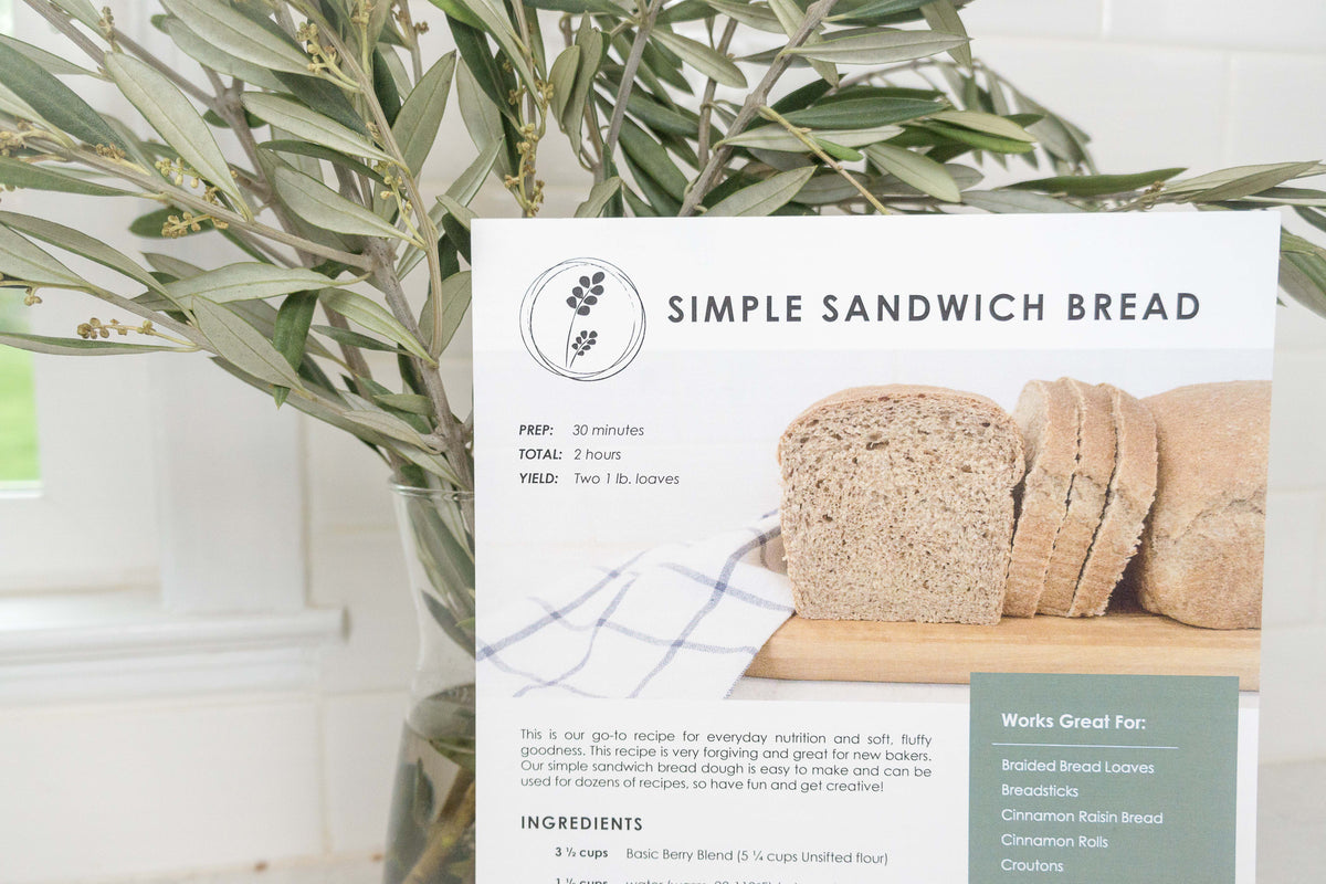 Unsifted Freshly Milled Flour Individual Recipe Cards – Unsifted, Inc.